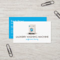 Washing machine Laundry Cleaning Business Card | Zazzle
