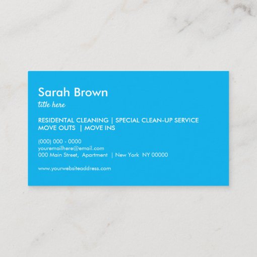 Washing machine Laundry Cleaning Business Card | Zazzle
