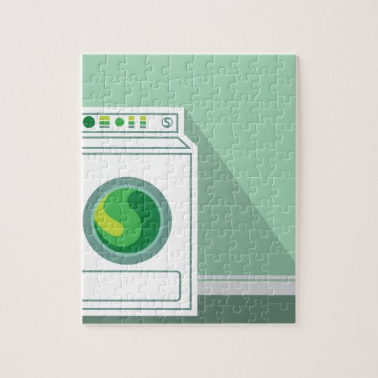Washing Machine Laundry Room Jigsaw Puzzle | Zazzle.com