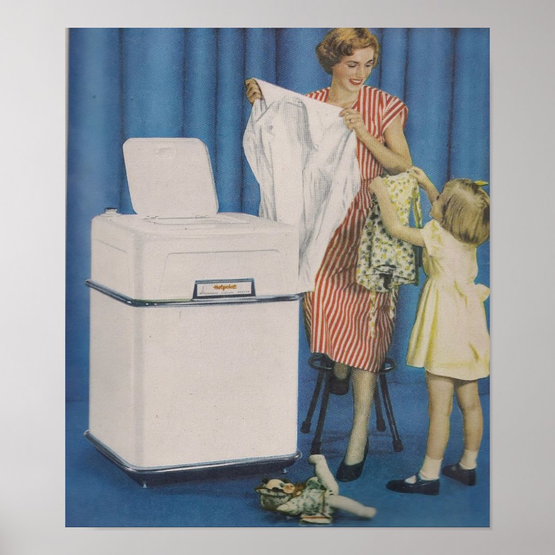 Washing Machine Poster | Zazzle
