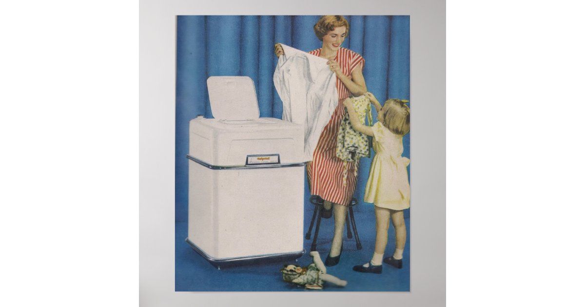 Washing Machine Poster | Zazzle