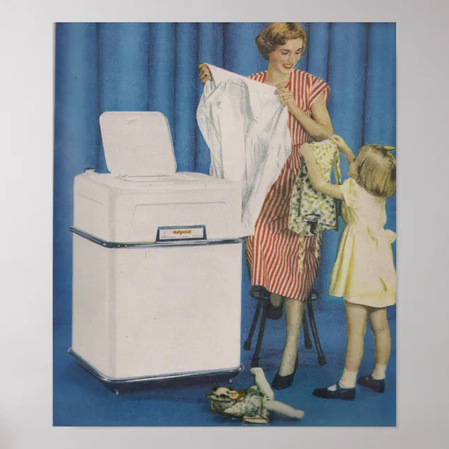 Washing Machine Poster | Zazzle