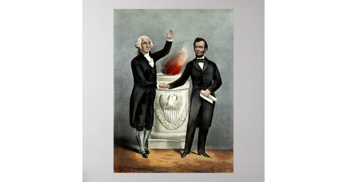 Washington and Lincoln Poster | Zazzle