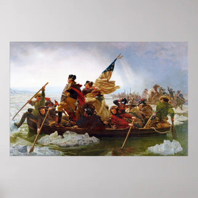 Washington Crossing the Delaware Poster | Zazzle