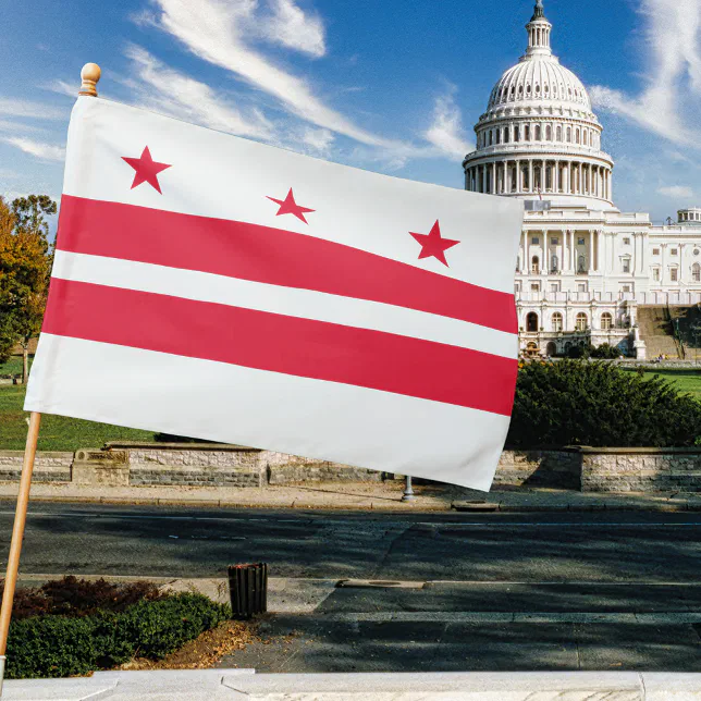 Washington D.C. District of Columbia House Flag | Zazzle