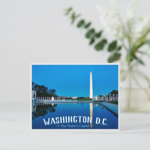 Washington, D.C. - Our Nation's Capital Invitation Postcard | Zazzle