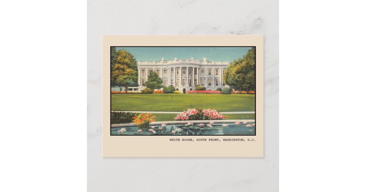 Washington, D.C., White House Postcard | Zazzle