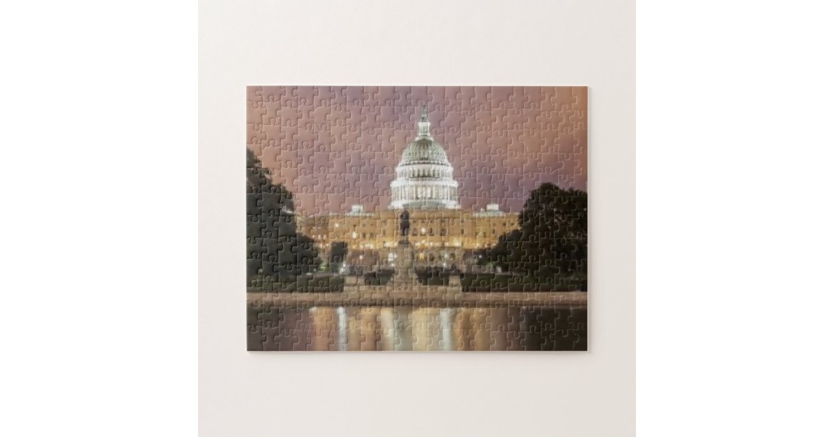 Washington DC, Capitol Building Jigsaw Puzzle | Zazzle