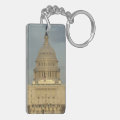 Washington DC Capitol Building Keychain | Zazzle