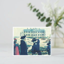 Washington DC Constructing the White House Postcard | Zazzle