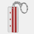 Washington DC Flag Keychain | Zazzle