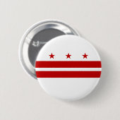 Washington DC Flag Pinback Button | Zazzle
