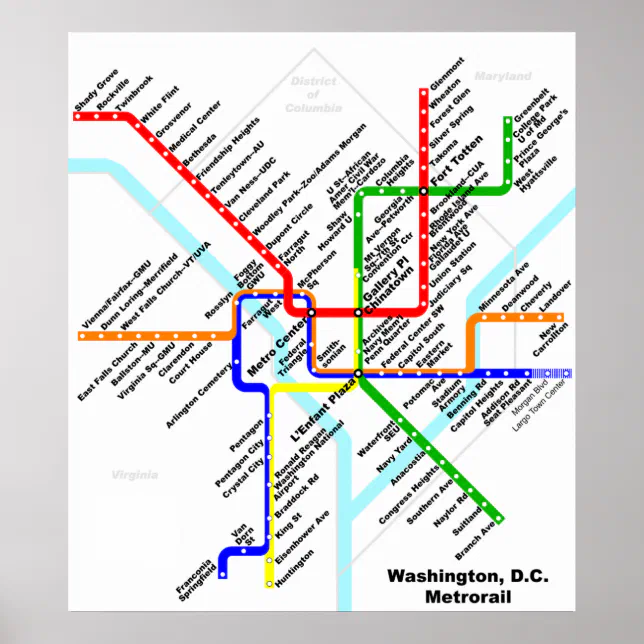 Washington dc metro Print | Zazzle
