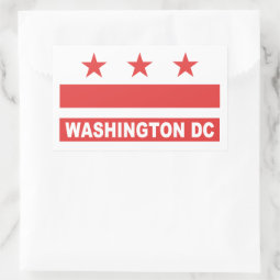 Washington DC Rectangular Sticker | Zazzle