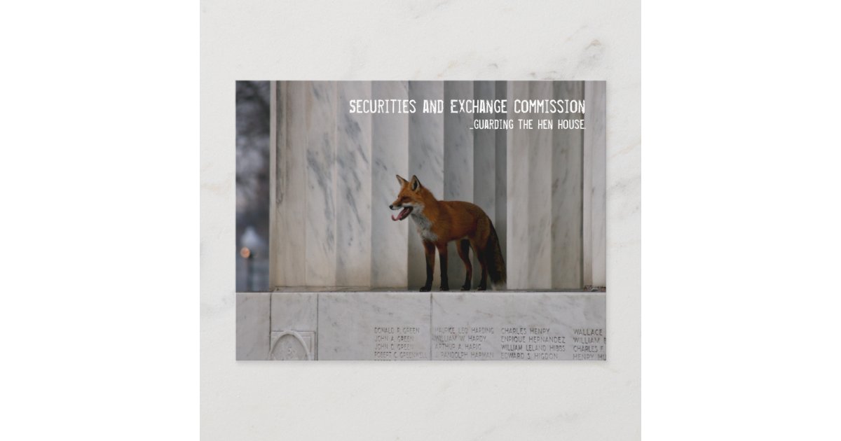 Washington, DC: SEC Humor Postcard | Zazzle