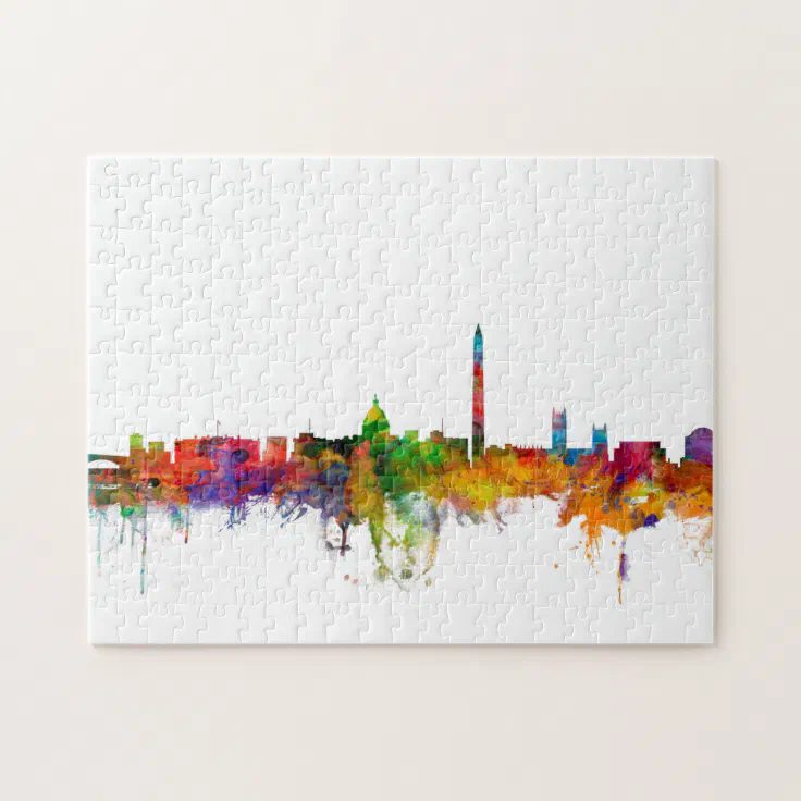 Washington DC Skyline Jigsaw Puzzle | Zazzle