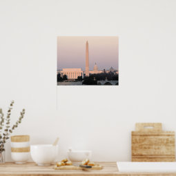 Washington, DC Skyline Poster | Zazzle