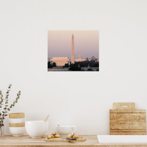 Washington, DC Skyline Poster | Zazzle