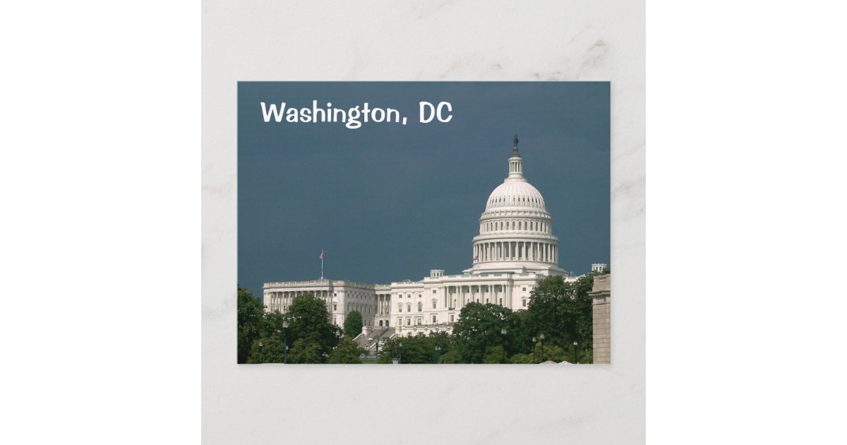 Washington, DC: United States Capitol Postcard | Zazzle