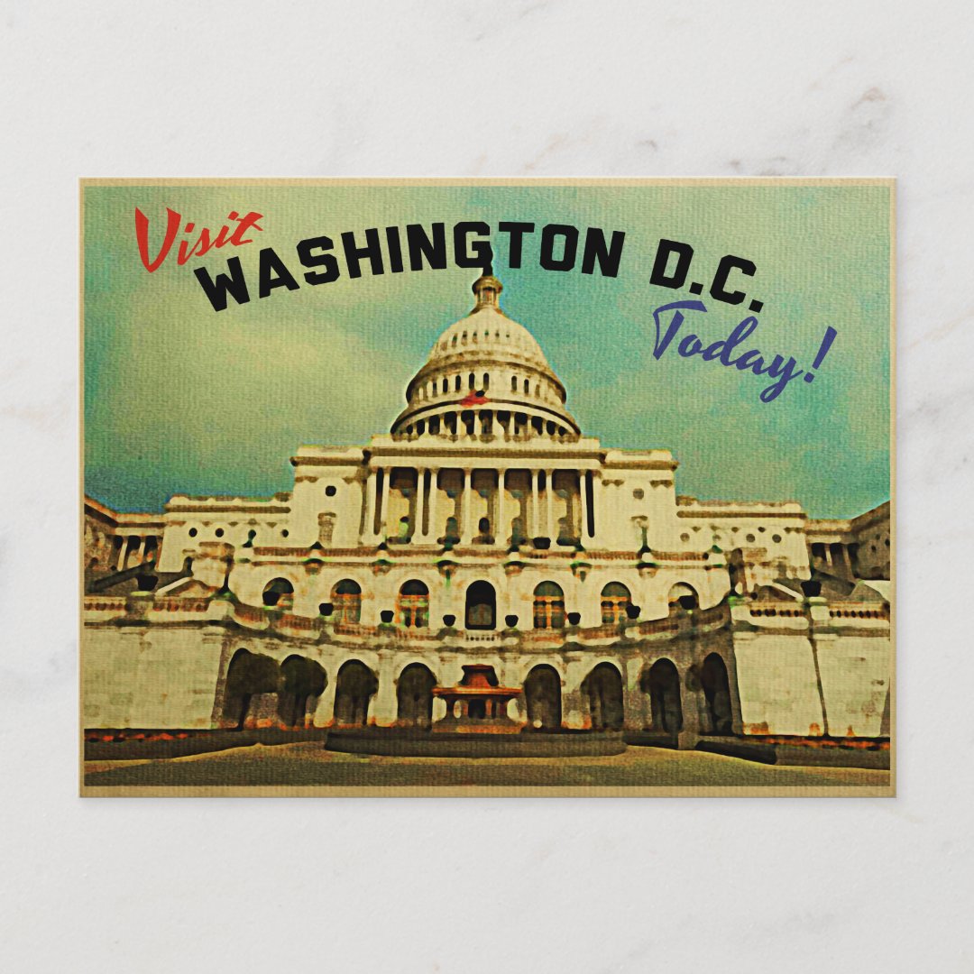 Washington DC Vintage Postcard | Zazzle