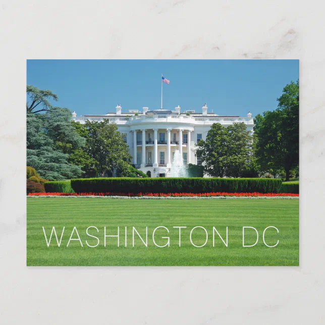Washington DC White House Postcard | Zazzle