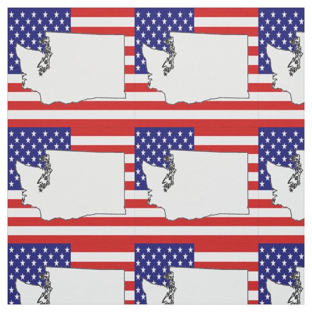 State of Washington Tartan Fabric | Zazzle