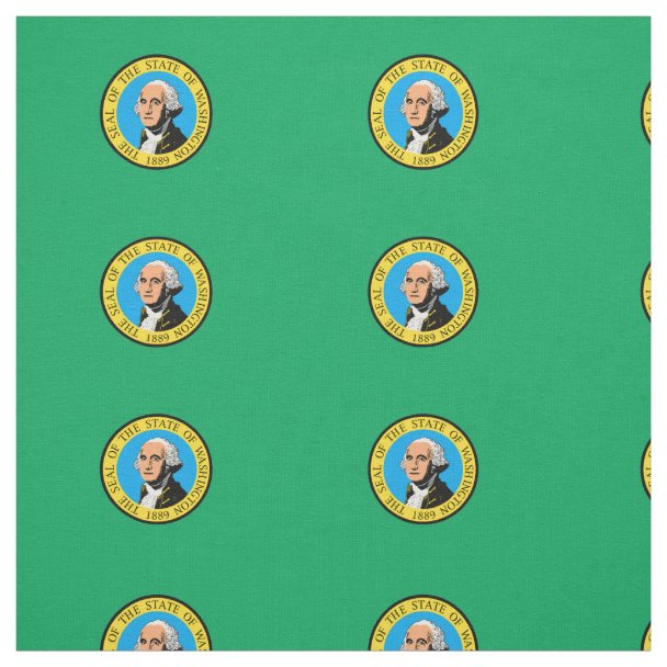 State of Washington Tartan Fabric | Zazzle