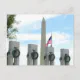 Washington Monument and WWII Memorial in DC Postcard | Zazzle