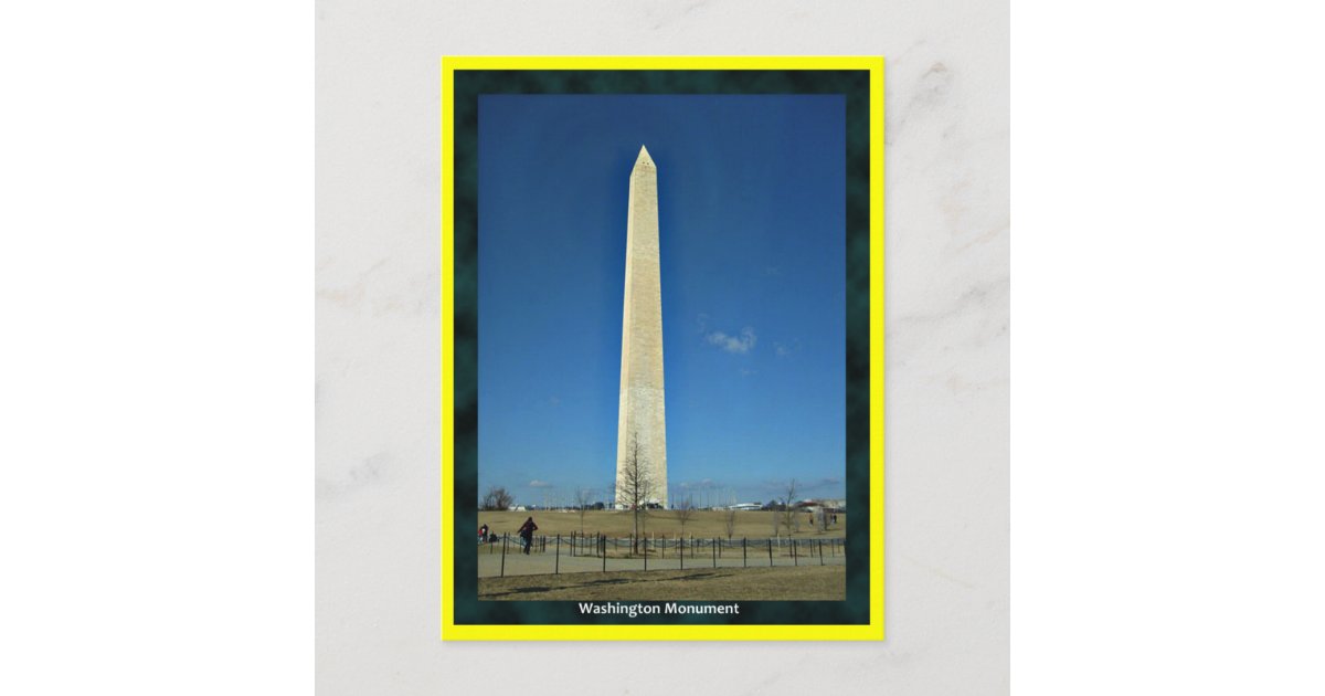 Washington Monument Postcard | Zazzle