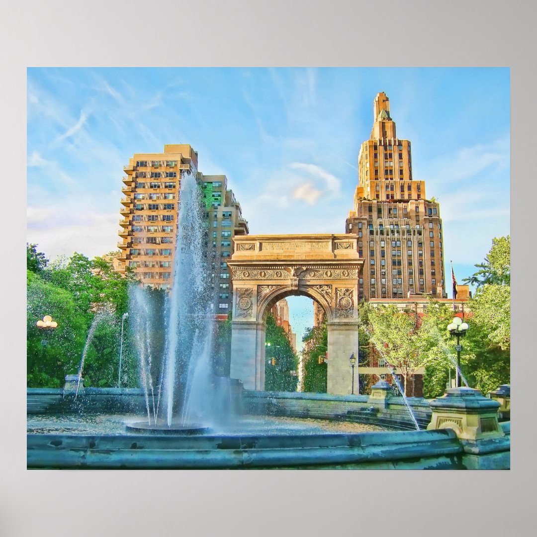 Washington Square Park, NYC Poster | Zazzle