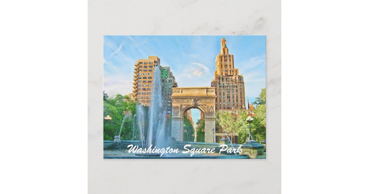 Washington Square Park Postcard | Zazzle