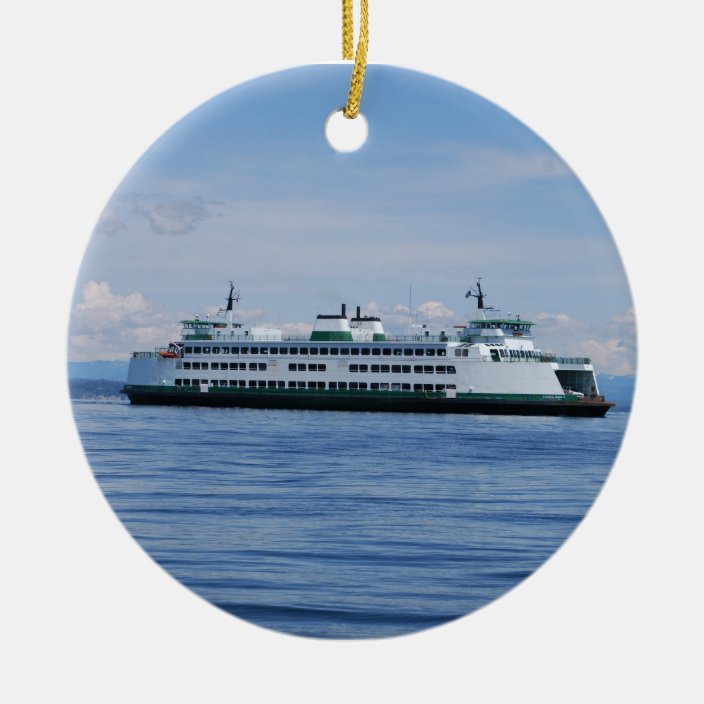 Washington State Ferry Ornament | Zazzle.com