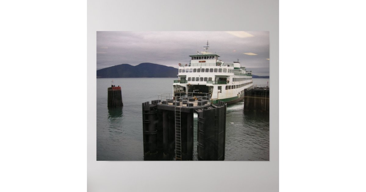 Washington State Ferry Poster | Zazzle