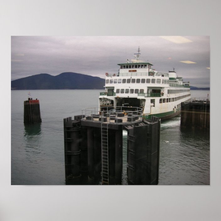 Washington State Ferry Poster | Zazzle.com