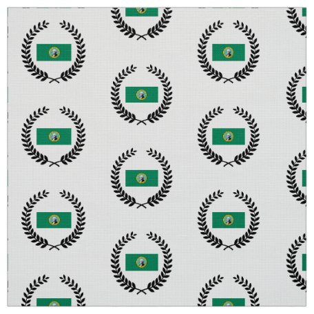State of Washington Tartan Fabric | Zazzle