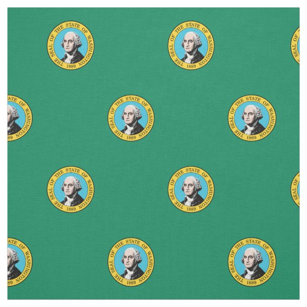 State of Washington Tartan Fabric | Zazzle