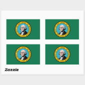 Washington State Flag Sticker | Zazzle