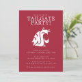 Washington State Tailgate Party Invitation | Zazzle