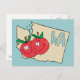 Washington State WA Cartoon Map with Apple Art Postcard | Zazzle