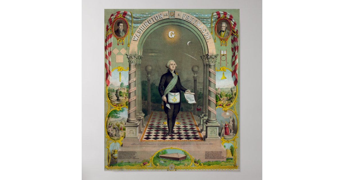 Washington The Mason I Poster | Zazzle