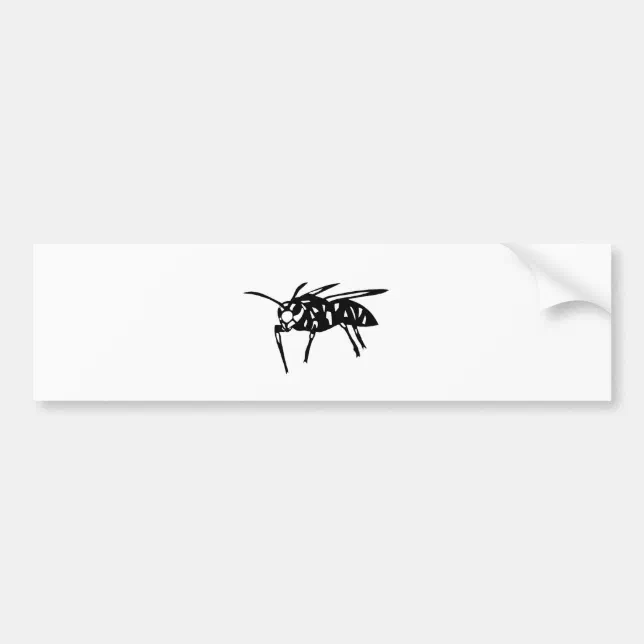 Wasp Goods Bee hornet; yellow jacket; wasp kirie Bumper Sticker | Zazzle