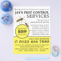 Wasp, Pest Control Advertising Flyer | Zazzle