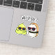 Wassa Bae Funny Food Wasabi Pun Sticker | Zazzle