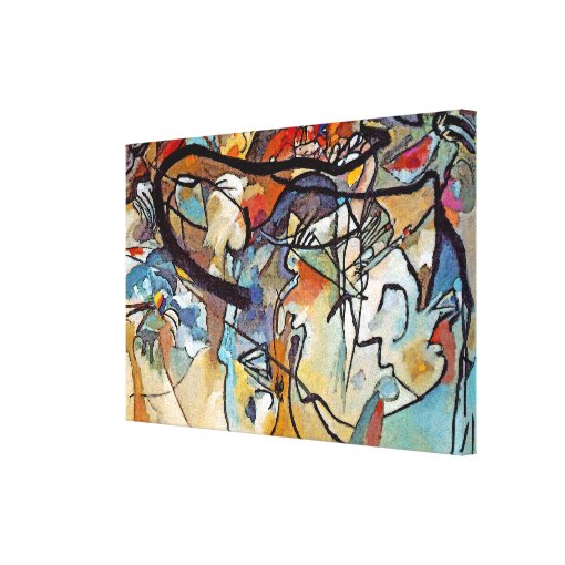 Wassily Kandinsky - Composition Five Abstract Art Canvas Print | Zazzle
