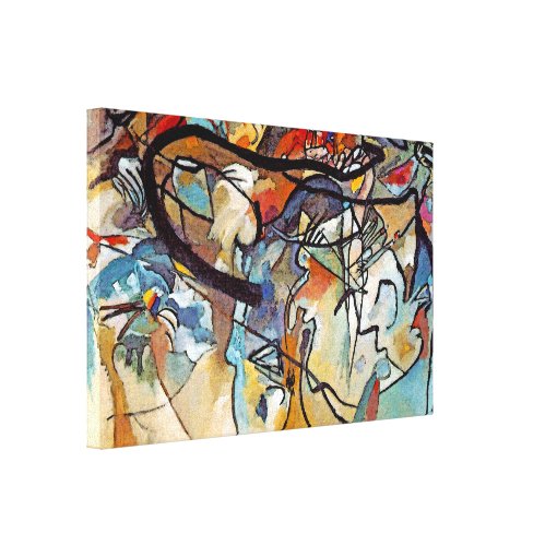 Wassily Kandinsky - Composition Five Abstract Art Canvas Print | Zazzle