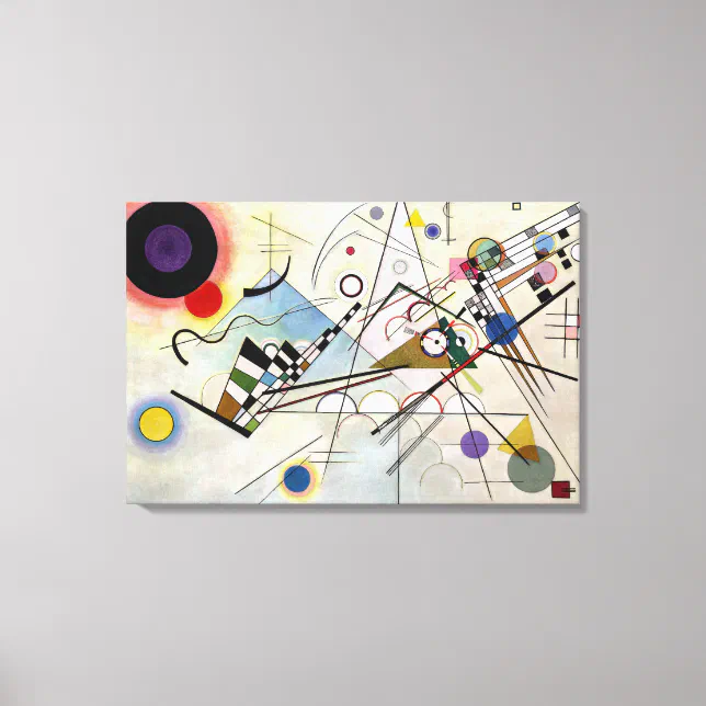 WASSILY KANDINSKY - Composition VIII 1923 Canvas Print | Zazzle