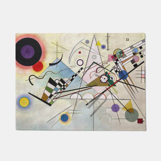 WASSILY KANDINSKY - Composition VIII 1923 Doormat | Zazzle