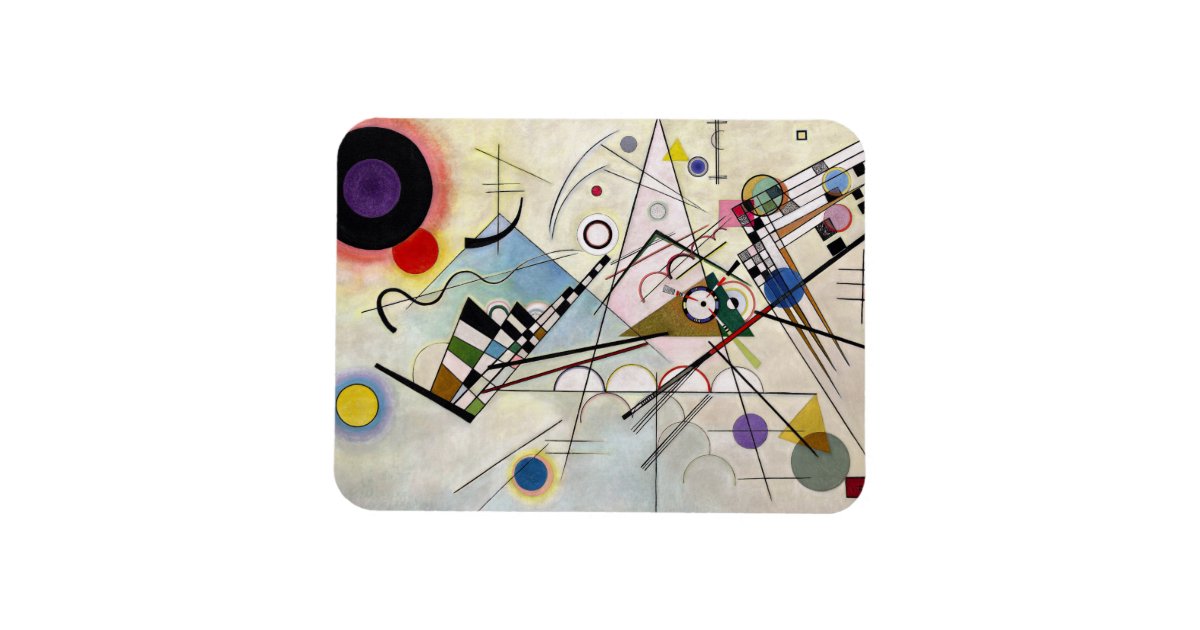 WASSILY KANDINSKY - Composition VIII 1923 Magnet | Zazzle