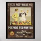 Waste Not Want Not - Mother and Daughter Canning Poster | Zazzle