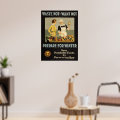 Waste Not Want Not Poster | Zazzle